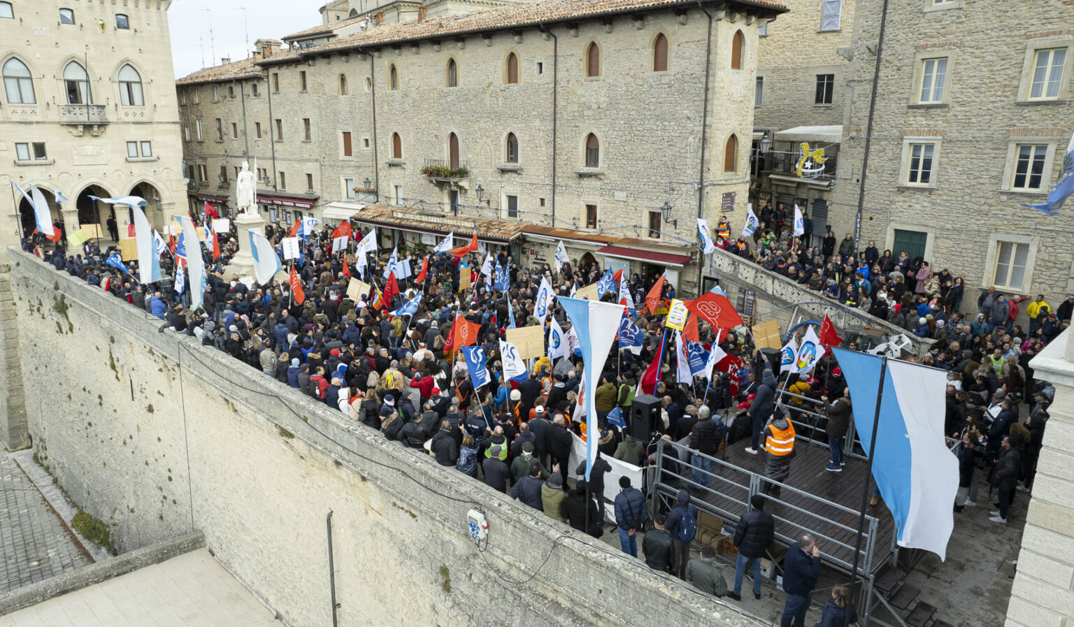 Grande partecipazione al primo sciopero nella storia sammarinese ...